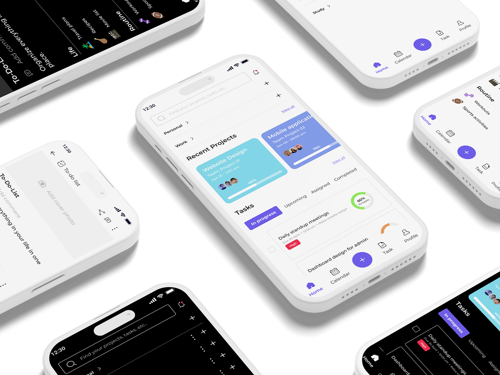 Task Management app by Nafla Razick on Dribbble Task Management app by Nafla Razick on Dribbble
