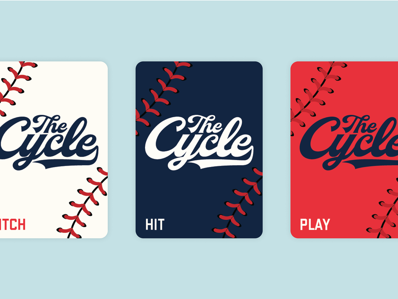 Baseball Card Game Packaging by Melanie Dudor on Dribbble