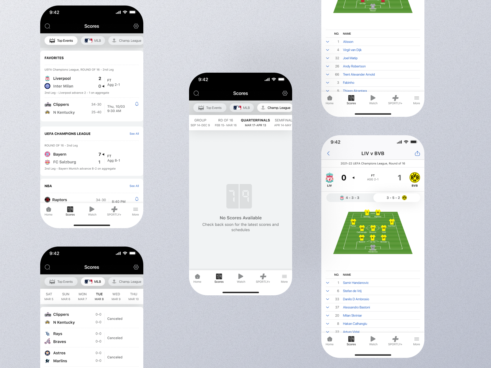 Score Mobile App Ui by UI Ants on Dribbble