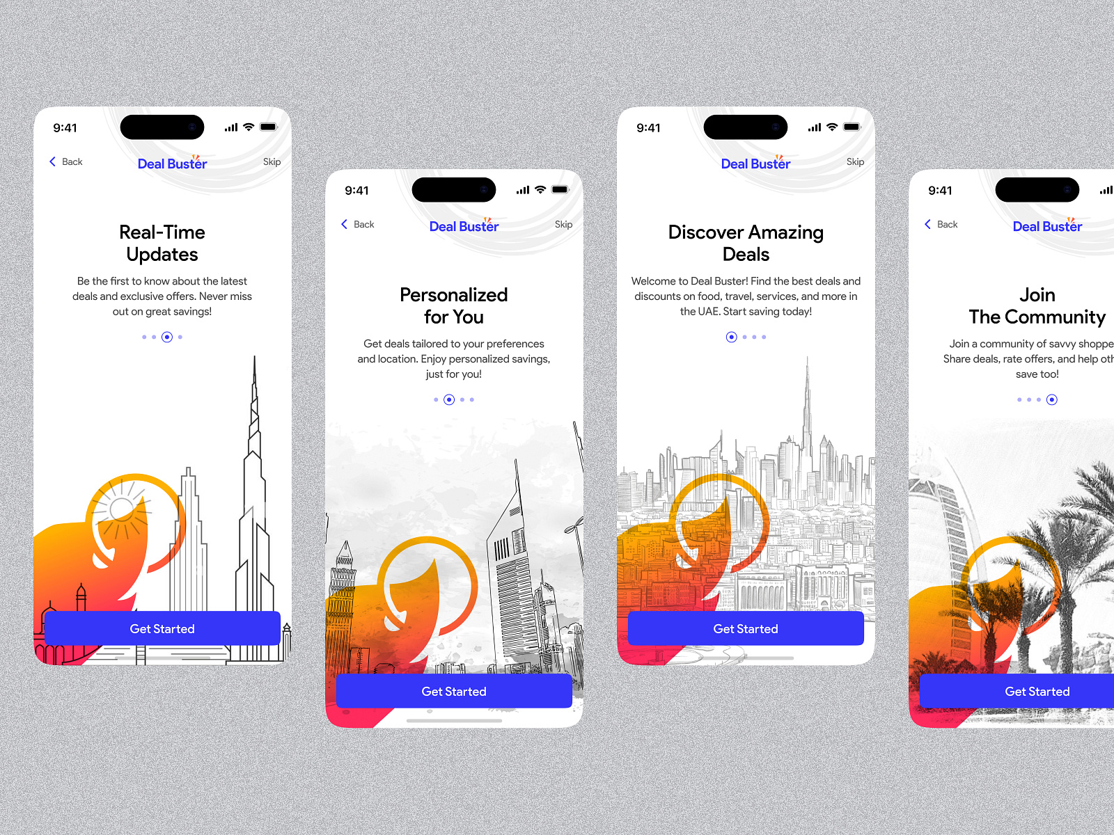 Deal Buster - Mobile App by Tawhidur R on Dribbble