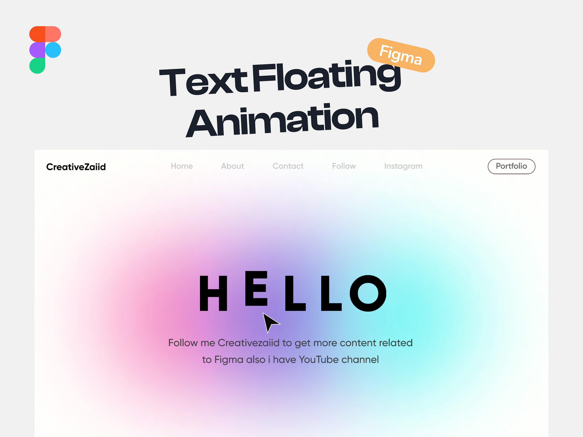 Floating Text Animation by Zaid on Dribbble