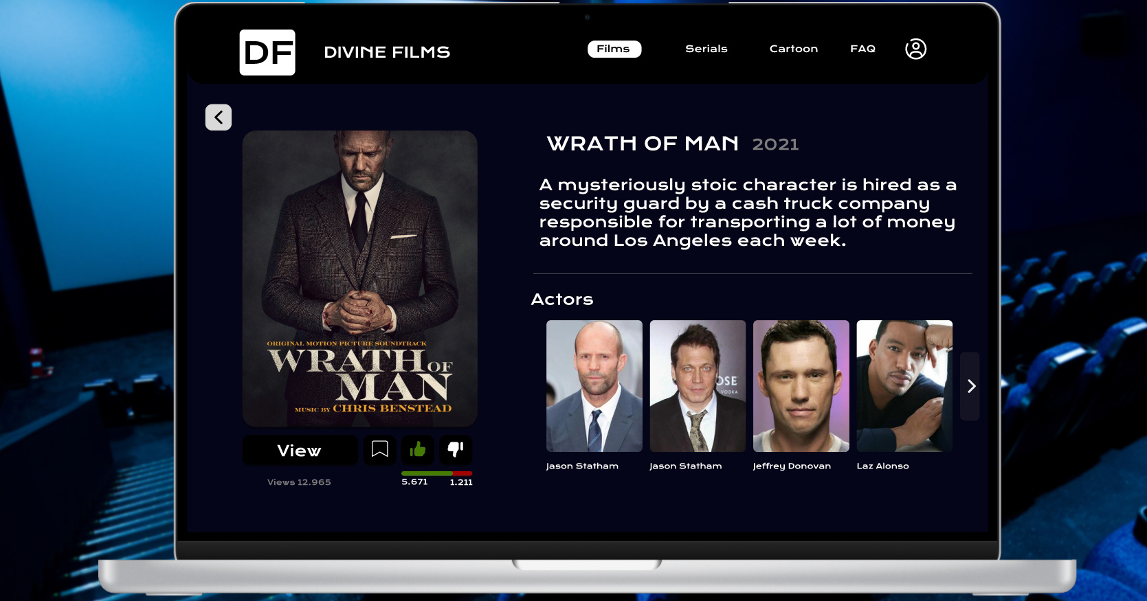 DIVINE FILMS WEBSITE by Vladimir on Dribbble