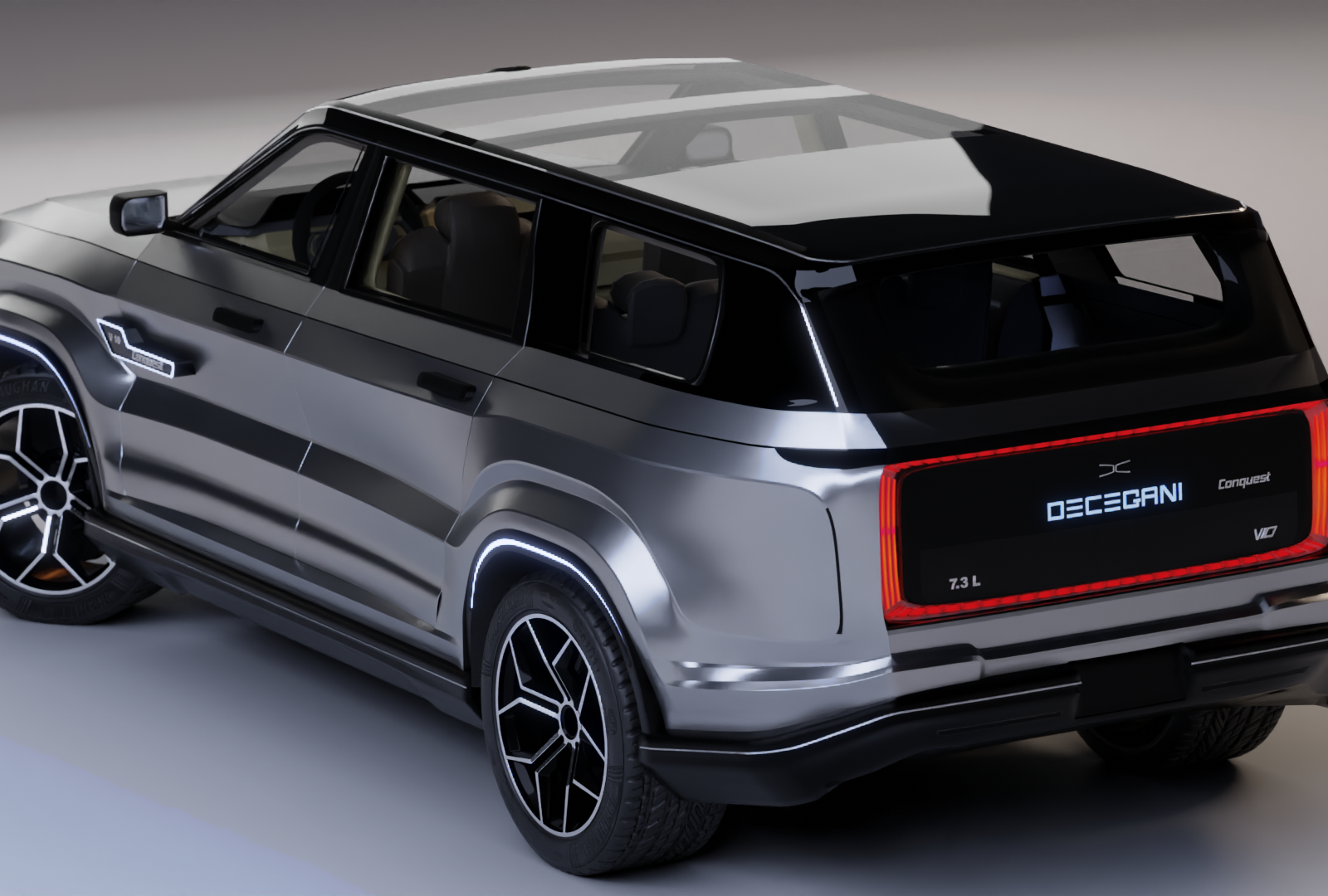 Car design in blender - Concept full-size suv/Decegani conquest by ...