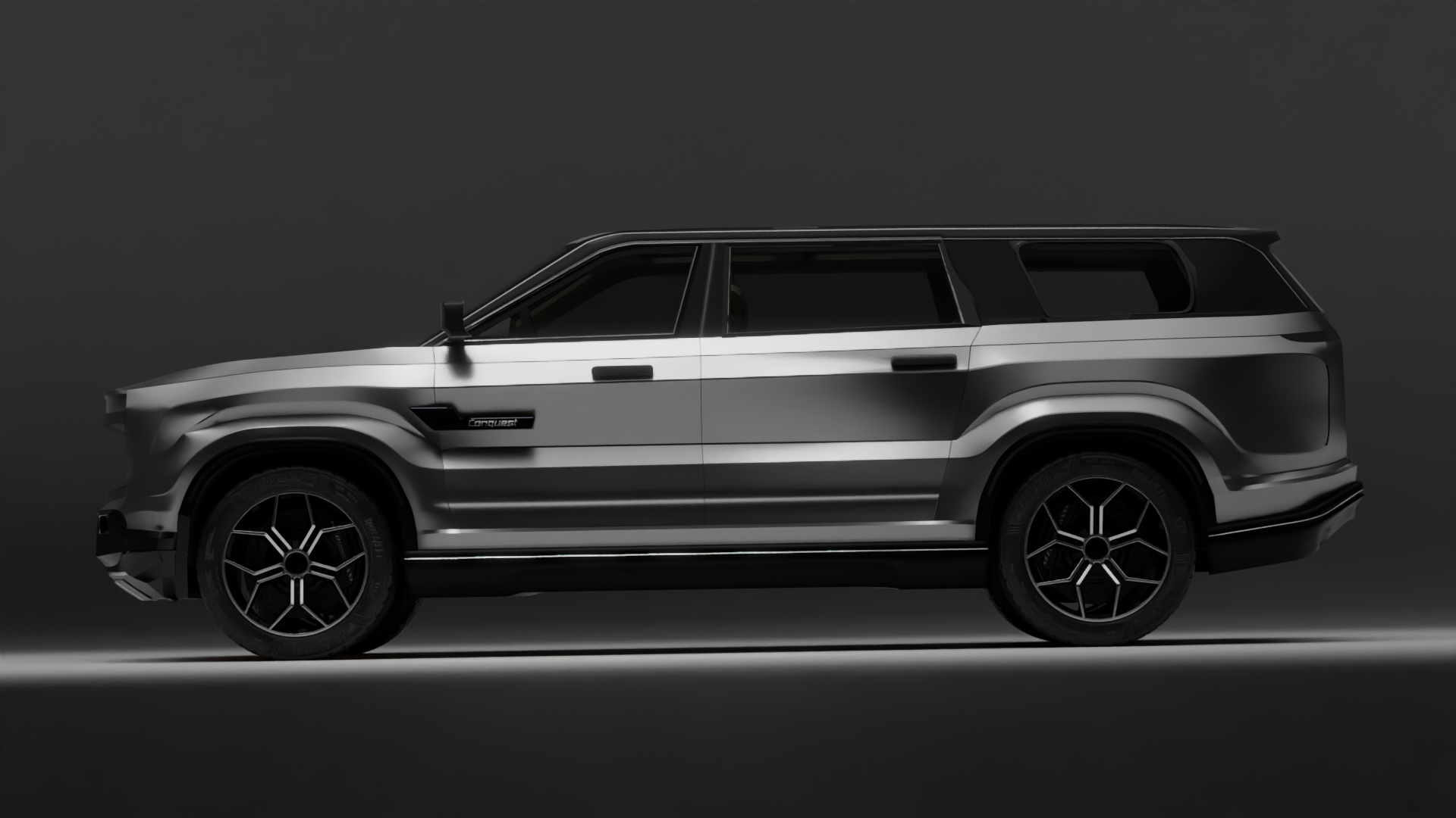 Car design in blender - Concept full-size suv/Decegani conquest by ...