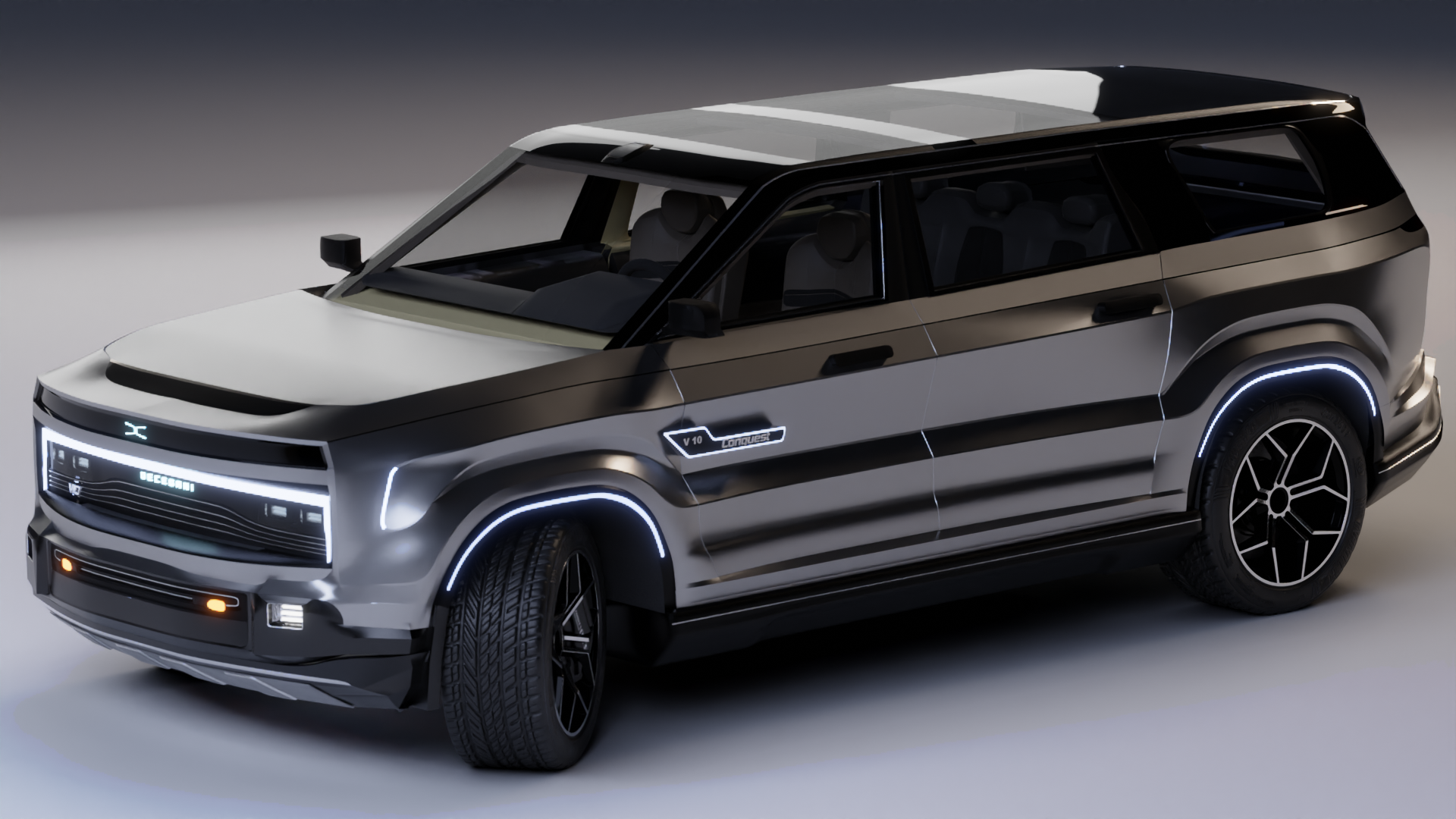 Car design in blender - Concept full-size suv/Decegani conquest by ...