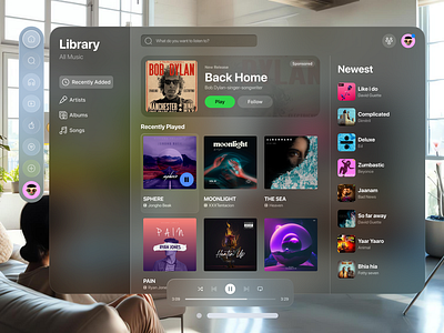 Spotify | Apple Music | Vision Pro | Music Player by Idealink US on ...
