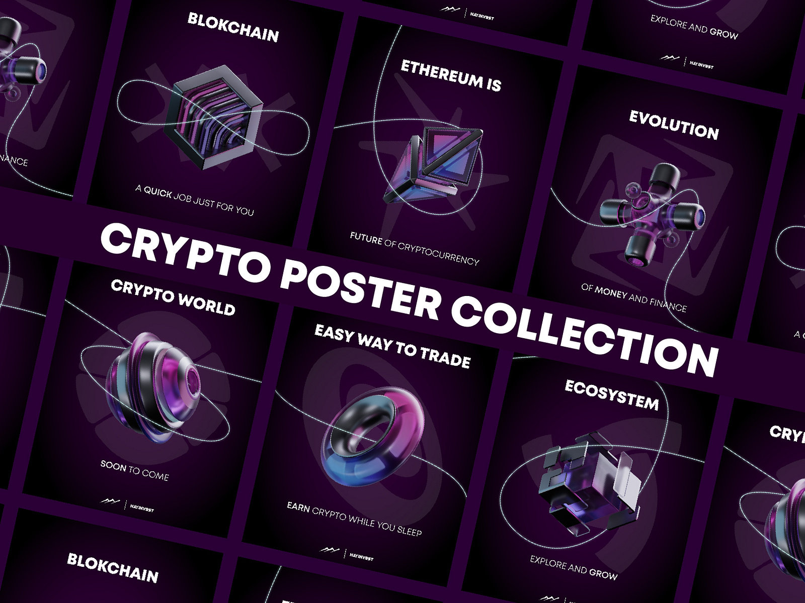 SOCIAL MEDIA CRYPTO POSTERS by Vahagn on Dribbble