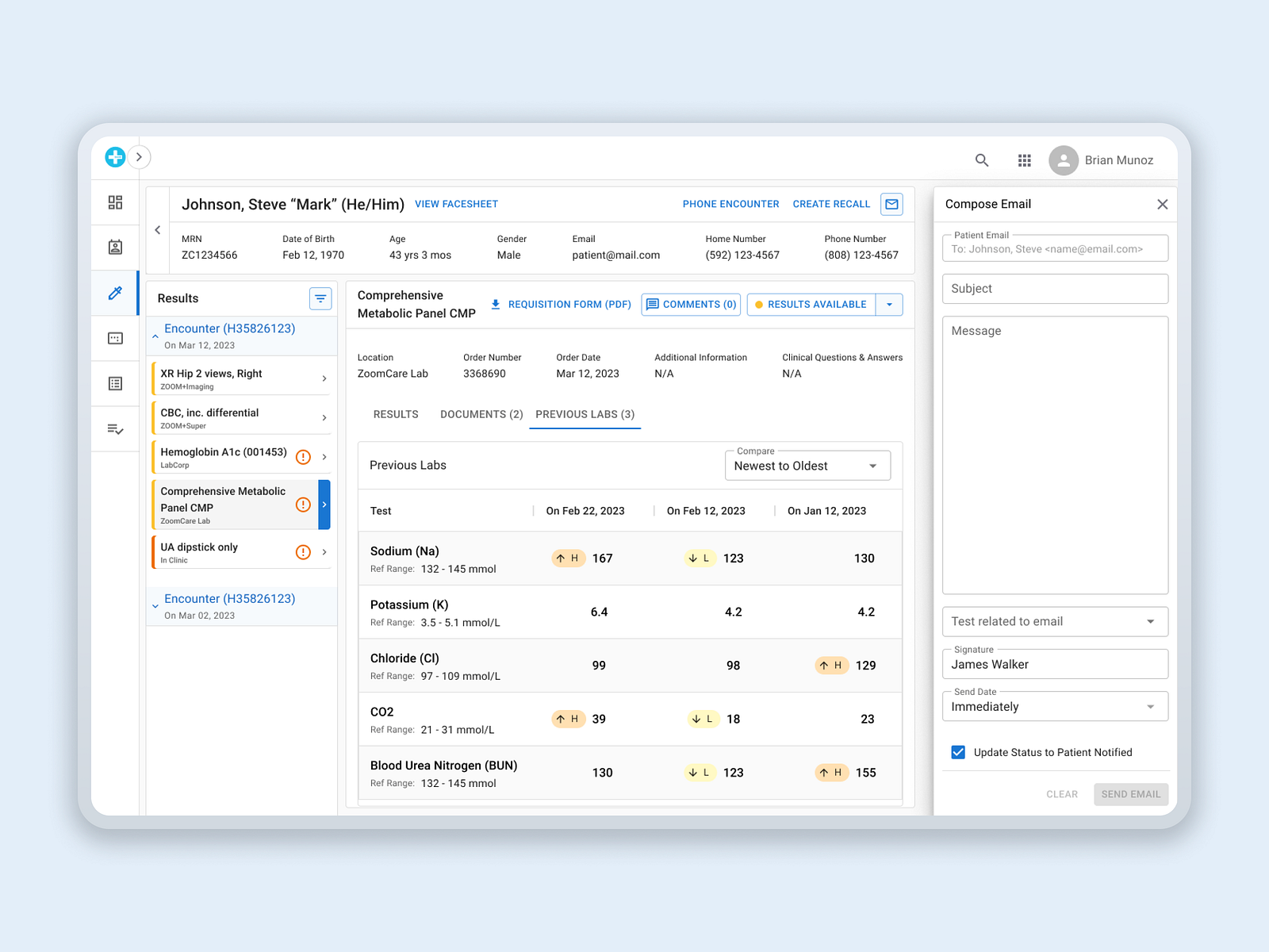 Health Portal - Lab management system by Brian Munoz on Dribbble