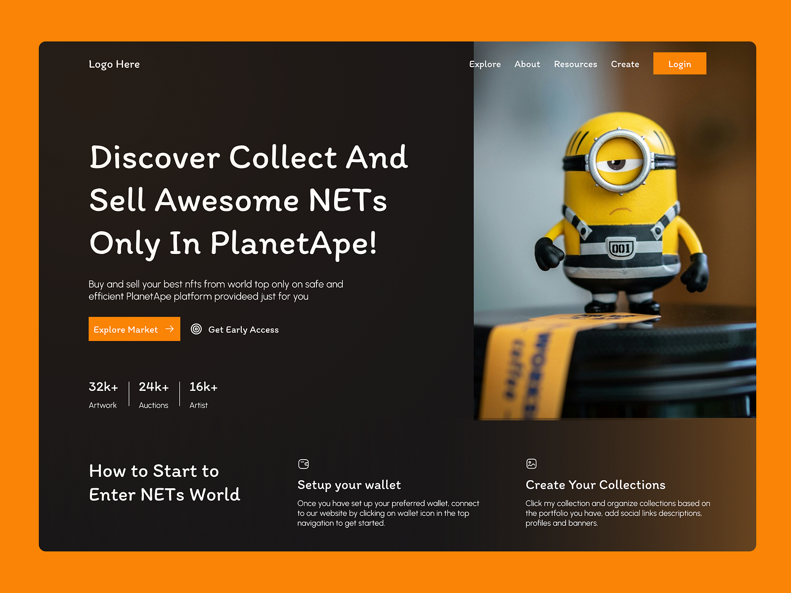 Hero UI Design by Sanket Unagar on Dribbble