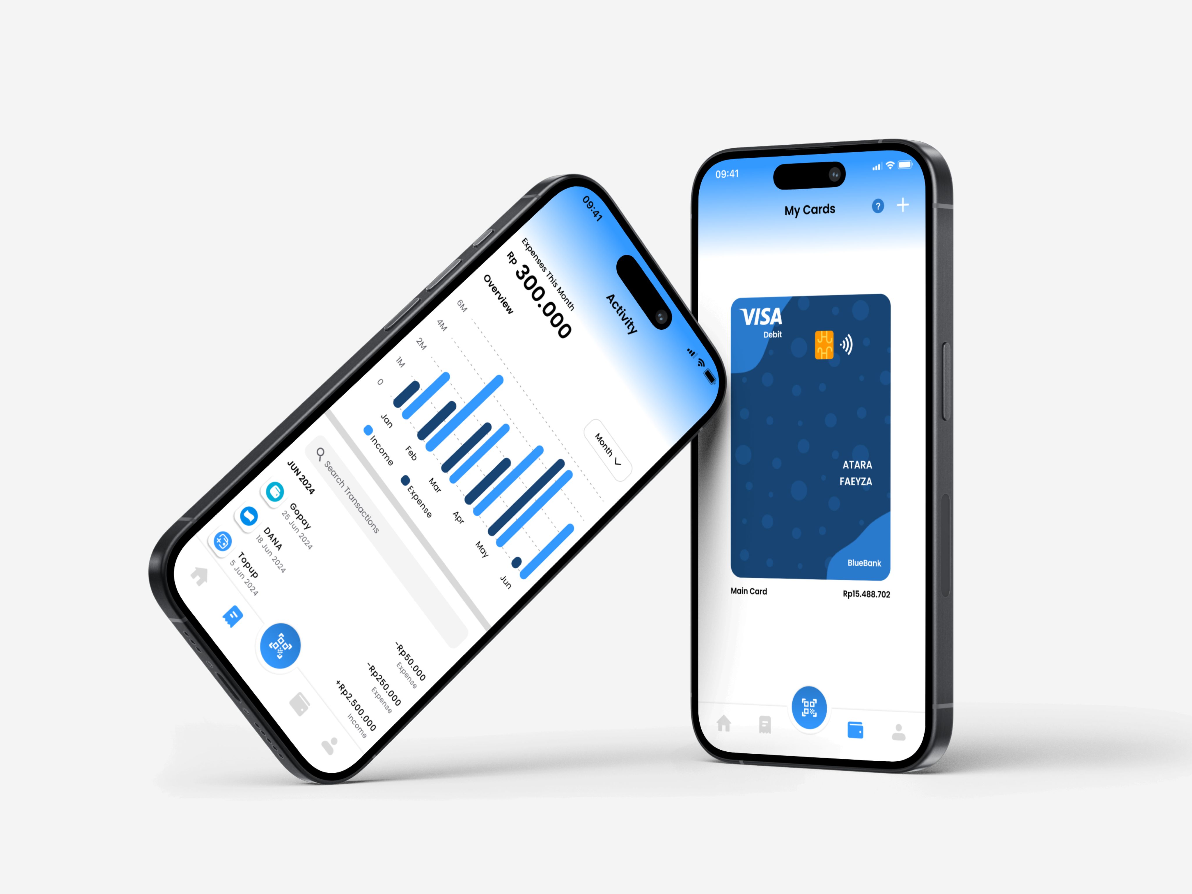 Mobile Banking App UI by Ahmad Fathoni on Dribbble