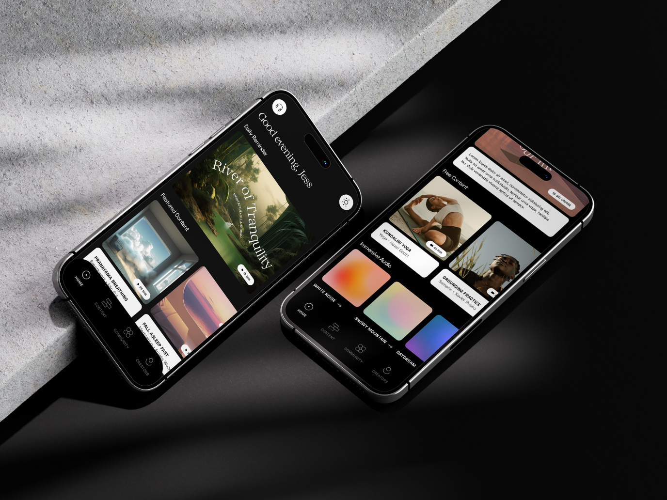 Your Inner World Home Screen by Ruxandra Nastase on Dribbble