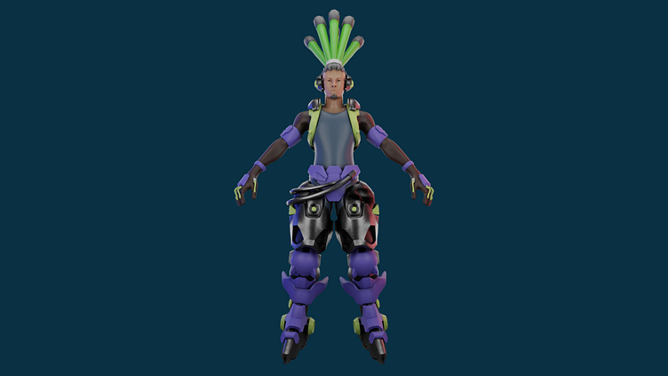 Game Character (Lucio) by Jagdish Chodvadiya on Dribbble