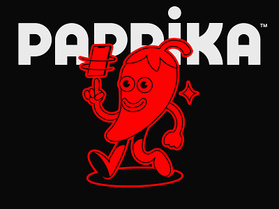 Paprika - Logotype and Mascot by Piero Studio on Dribbble