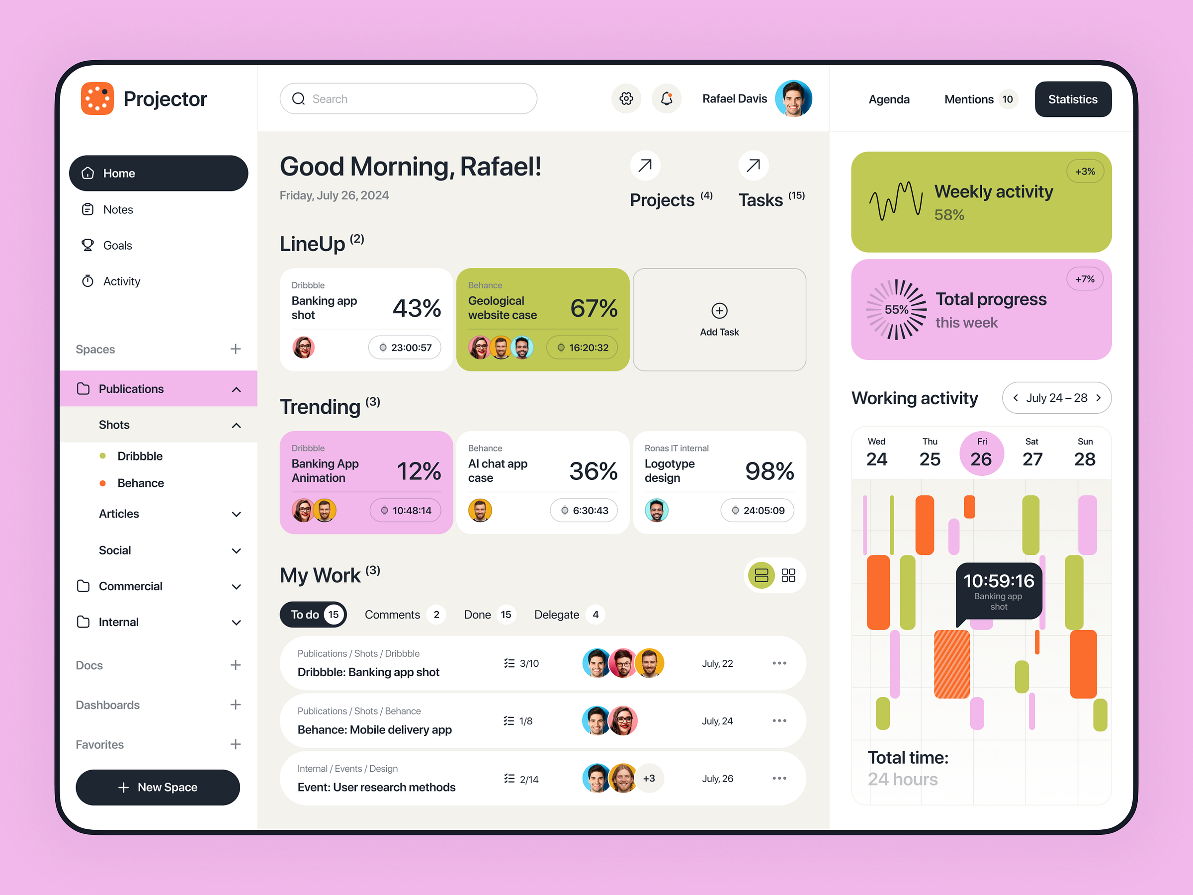 Project Management Web App by Ronas IT | UI/UX Team on Dribbble