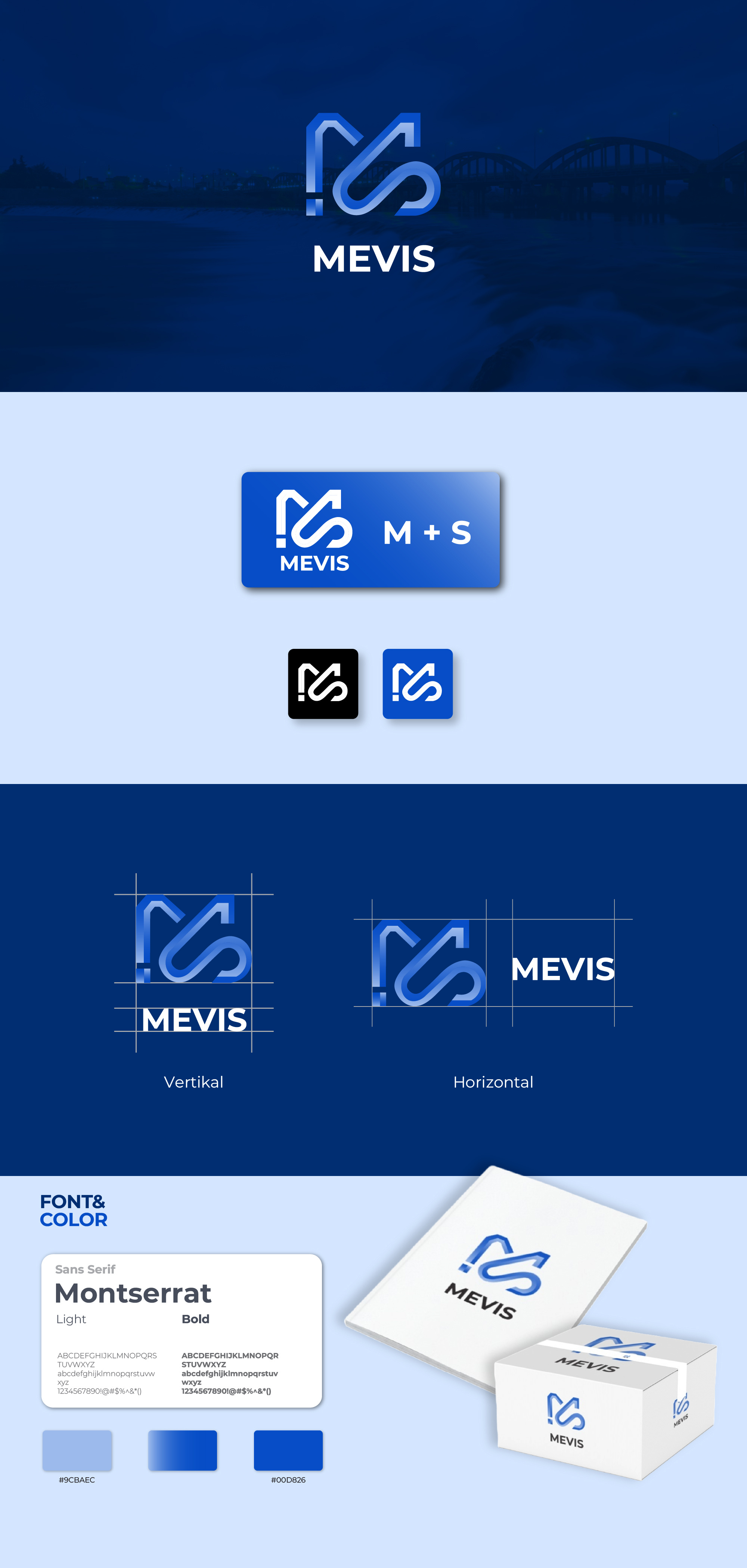Logo Custom & Brand Identity for custom - MEVIS by Frispro on Dribbble