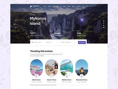 Travel Website Template | Responsive Traveling Website Theme by ...