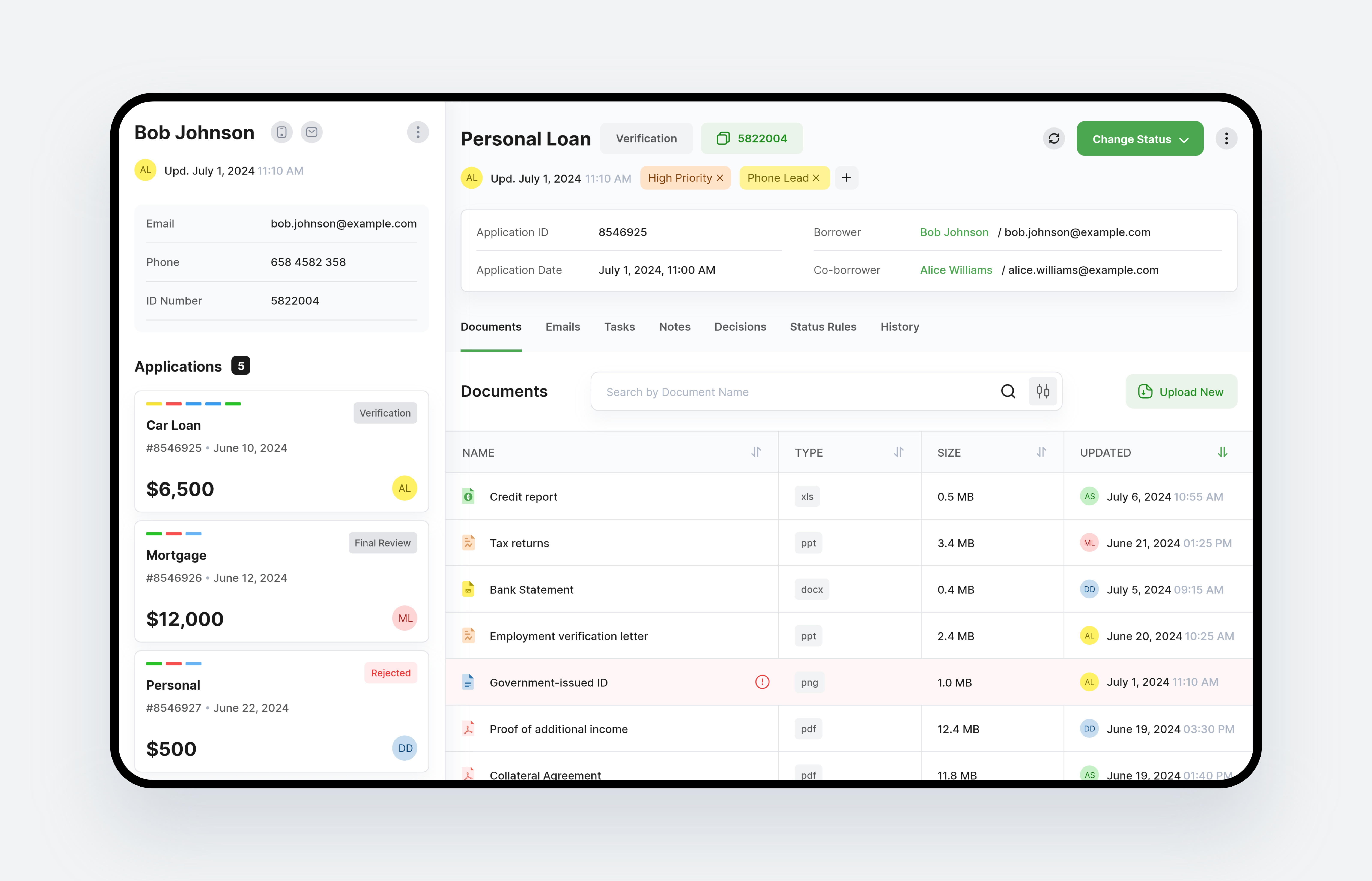 Lend Cash - Loan Management Dashboard Design by Vikrant Jain for ...