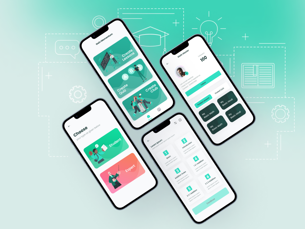 Edtech Mobile App | Android and iOS by Lokesh on Dribbble Edtech Mobile App | Android and iOS by Lokesh on Dribbble