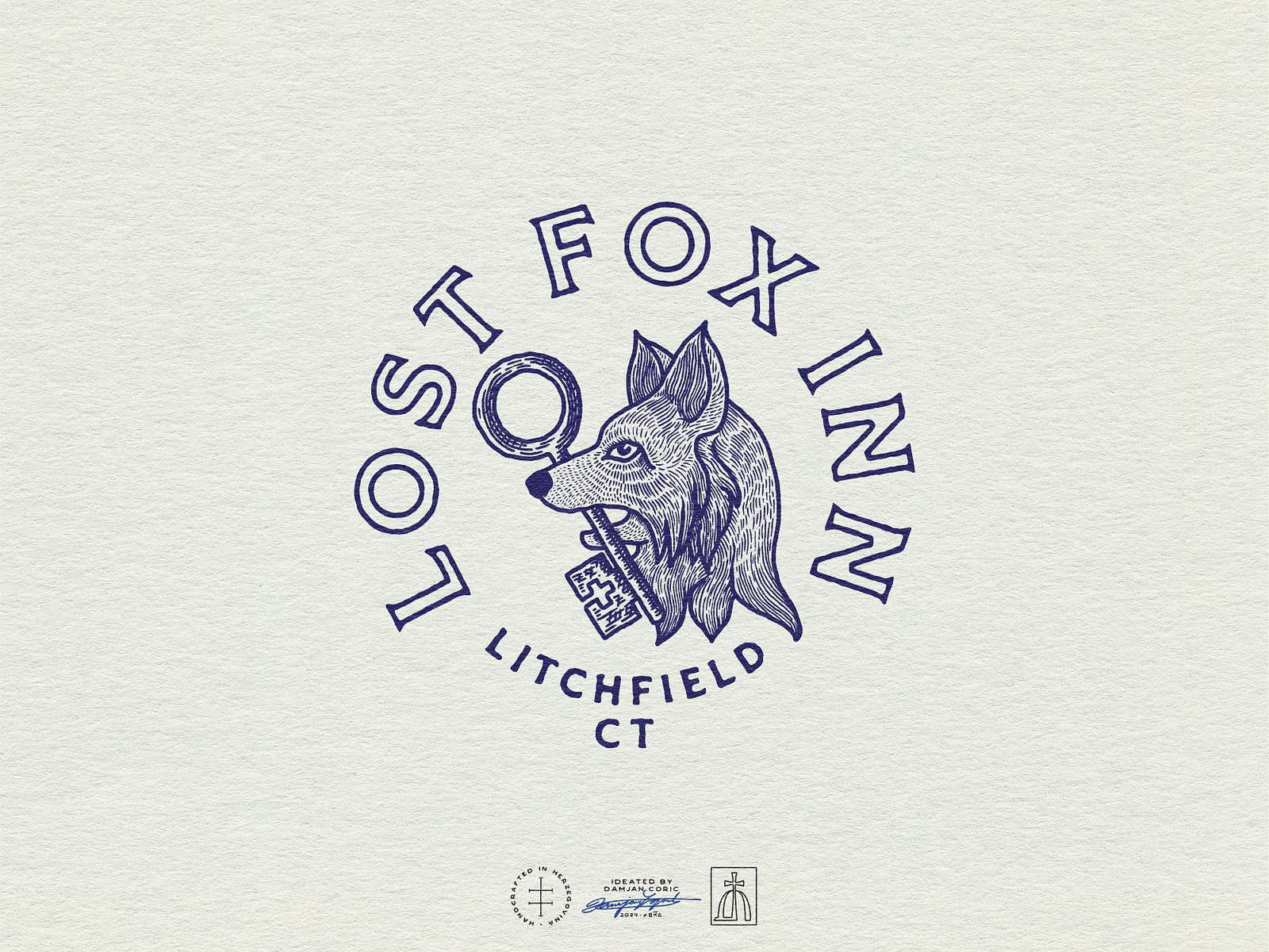 Lost Fox Inn Tertiary Logo by Coric Design on Dribbble