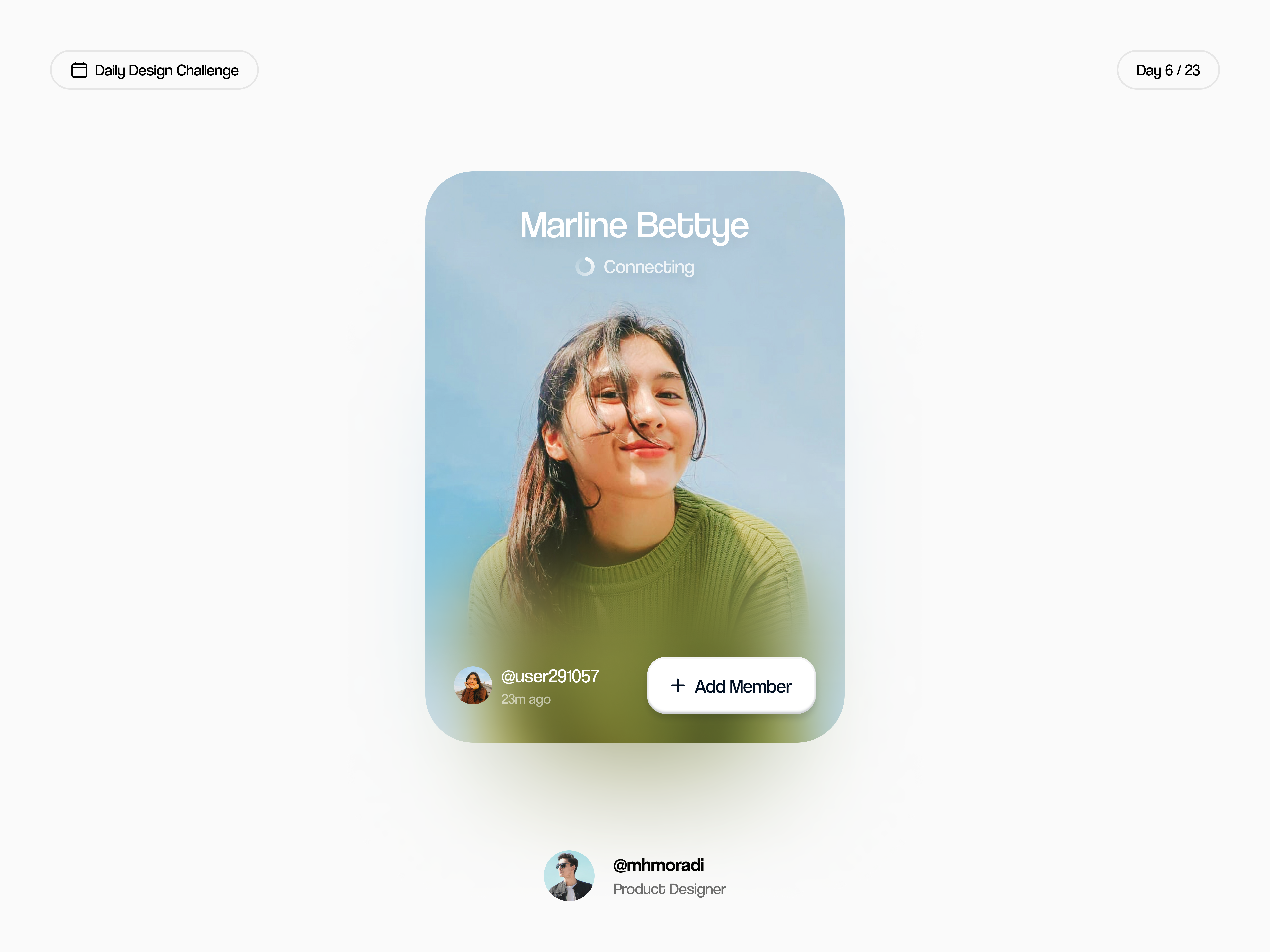 Browse thousands of Profile Card images for design inspiration | Dribbble