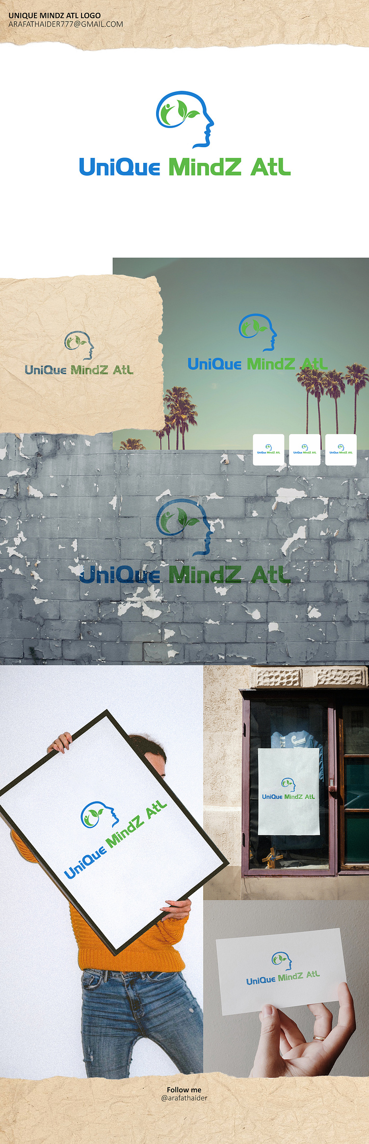 Unique Mindz Atl Logo Design by Arafat Haider on Dribbble
