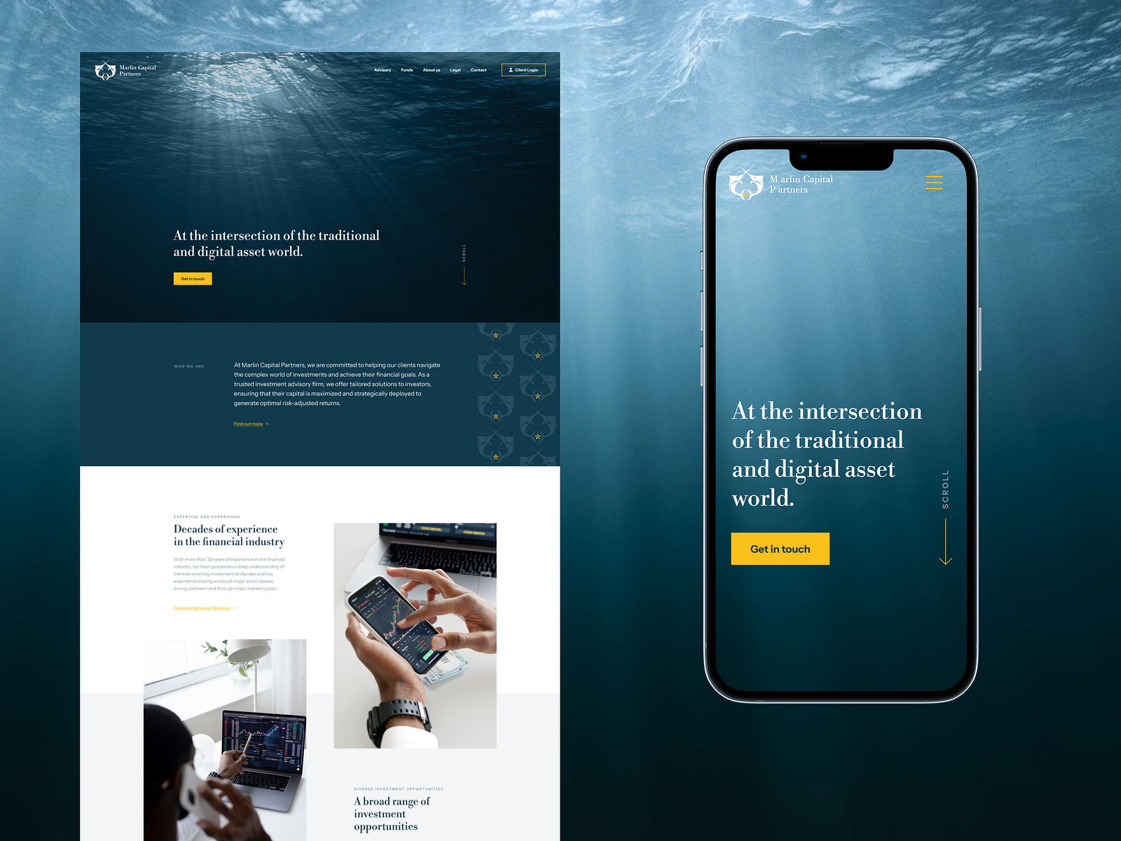Marlin Capital Partners by okto—digital on Dribbble