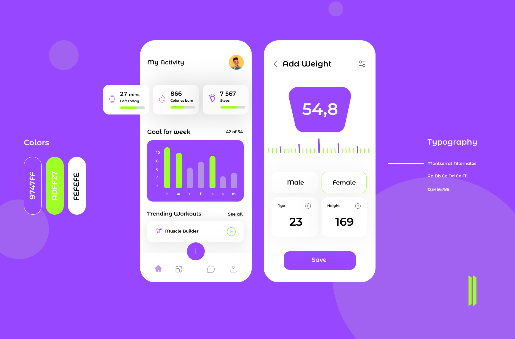 Interface Design On Health App by Lanre Best on Dribbble