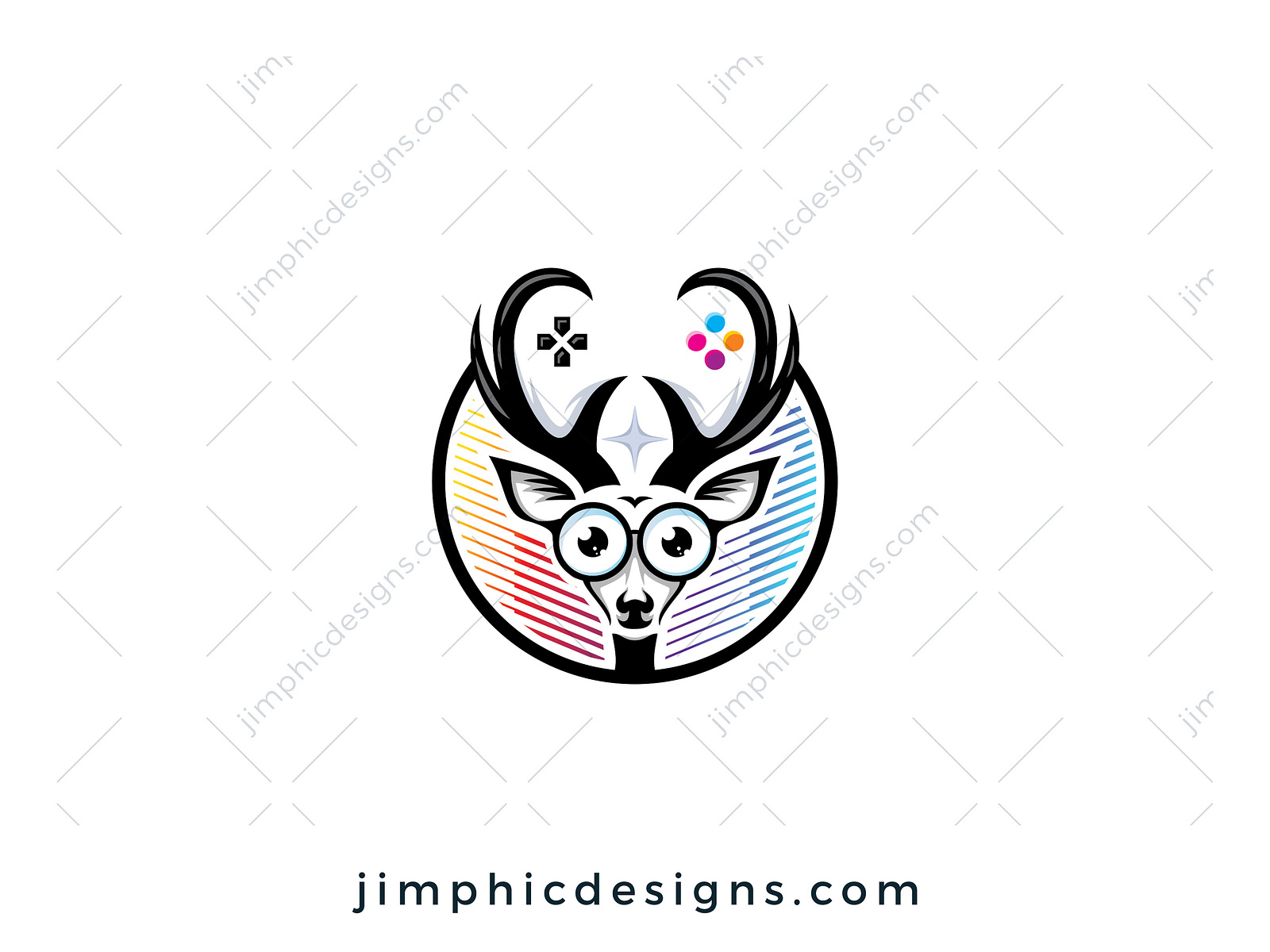 Gaming Deer Logo by Estiaan Keuler on Dribbble