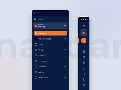Saas Product Sidebar / Navbar UI by Basili Kamladze on Dribbble
