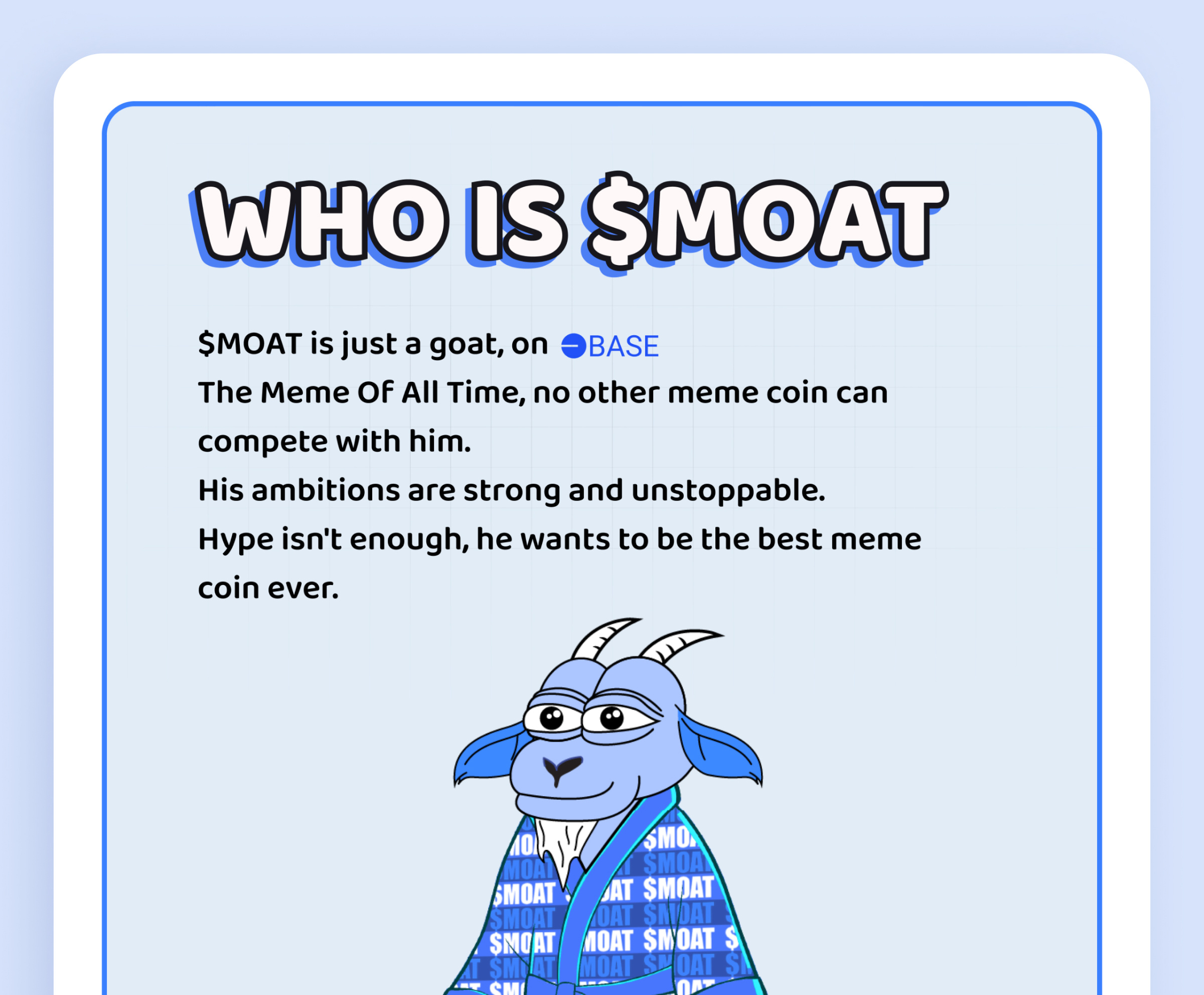 Moat | meme coin design by RahMan on Dribbble