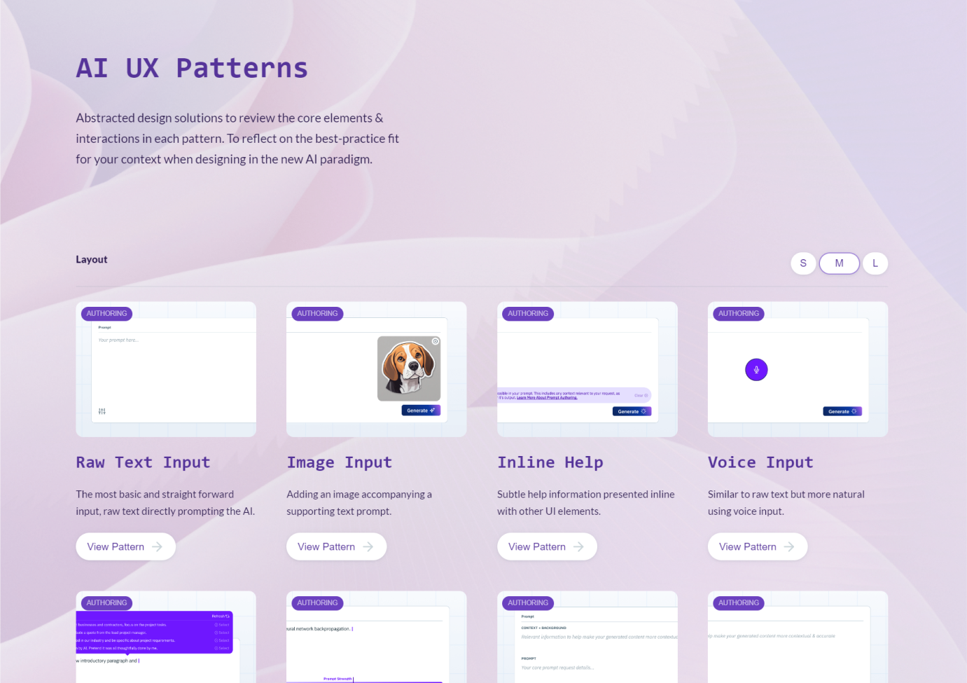 AI UX Design Patterns Guide by Luke Bennis on Dribbble