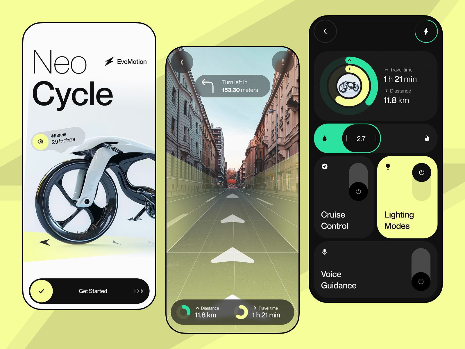 Smart Bike - Mobile App by Anastasia Golovko on Dribbble