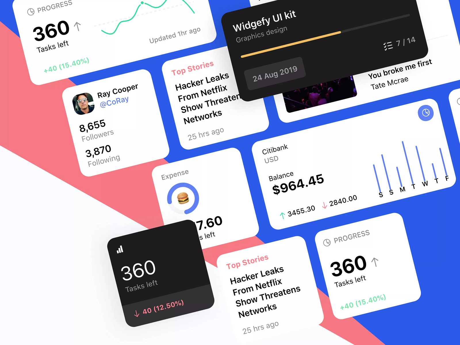 iOS 18 Home Screen widgets pack by WhiteUI.Store on Dribbble