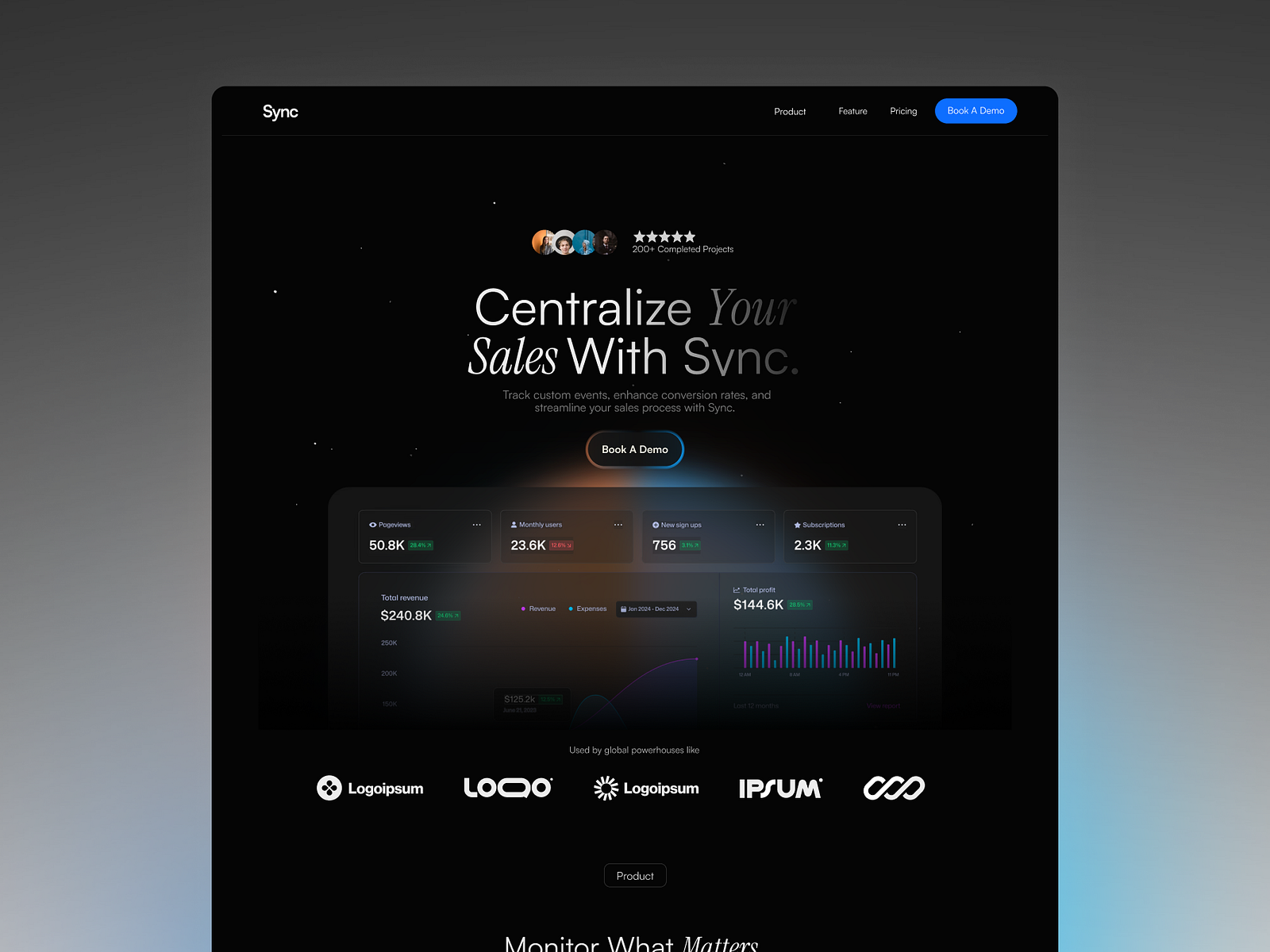Sync - SaaS Framer Landing Page Template by LINVX Music on Dribbble