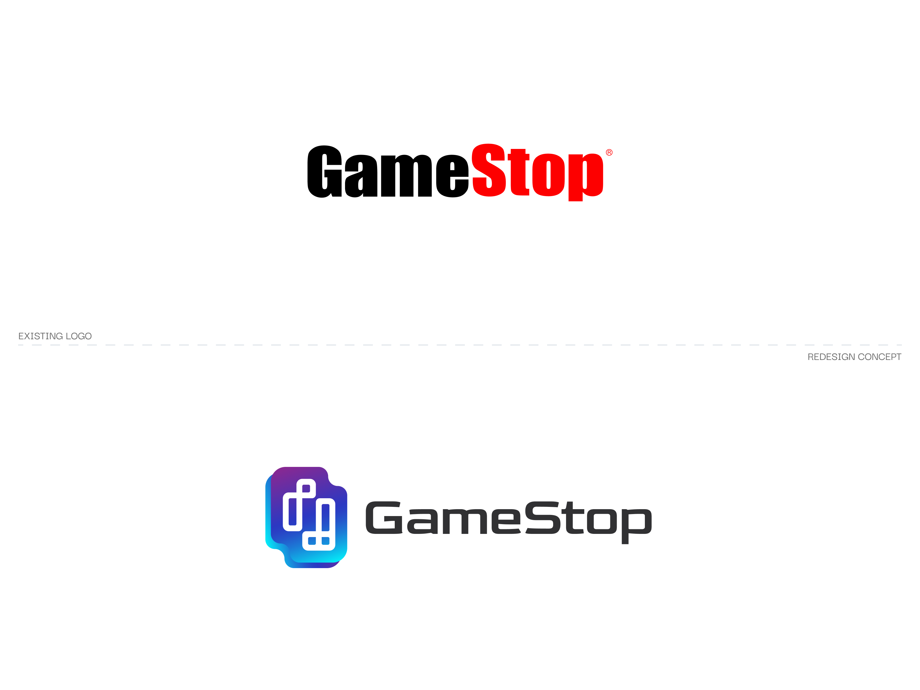 GameStop logo redesign by aditya udayakumar on Dribbble
