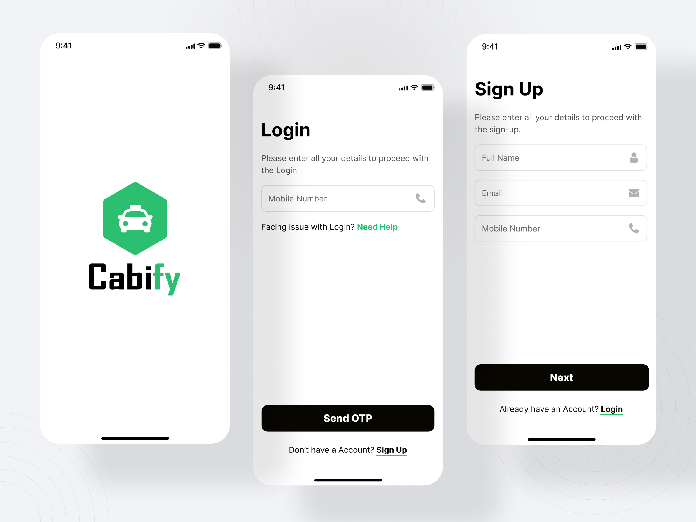 Cabify - Cab Booking App: Driver Side by Enstacked™ on Dribbble