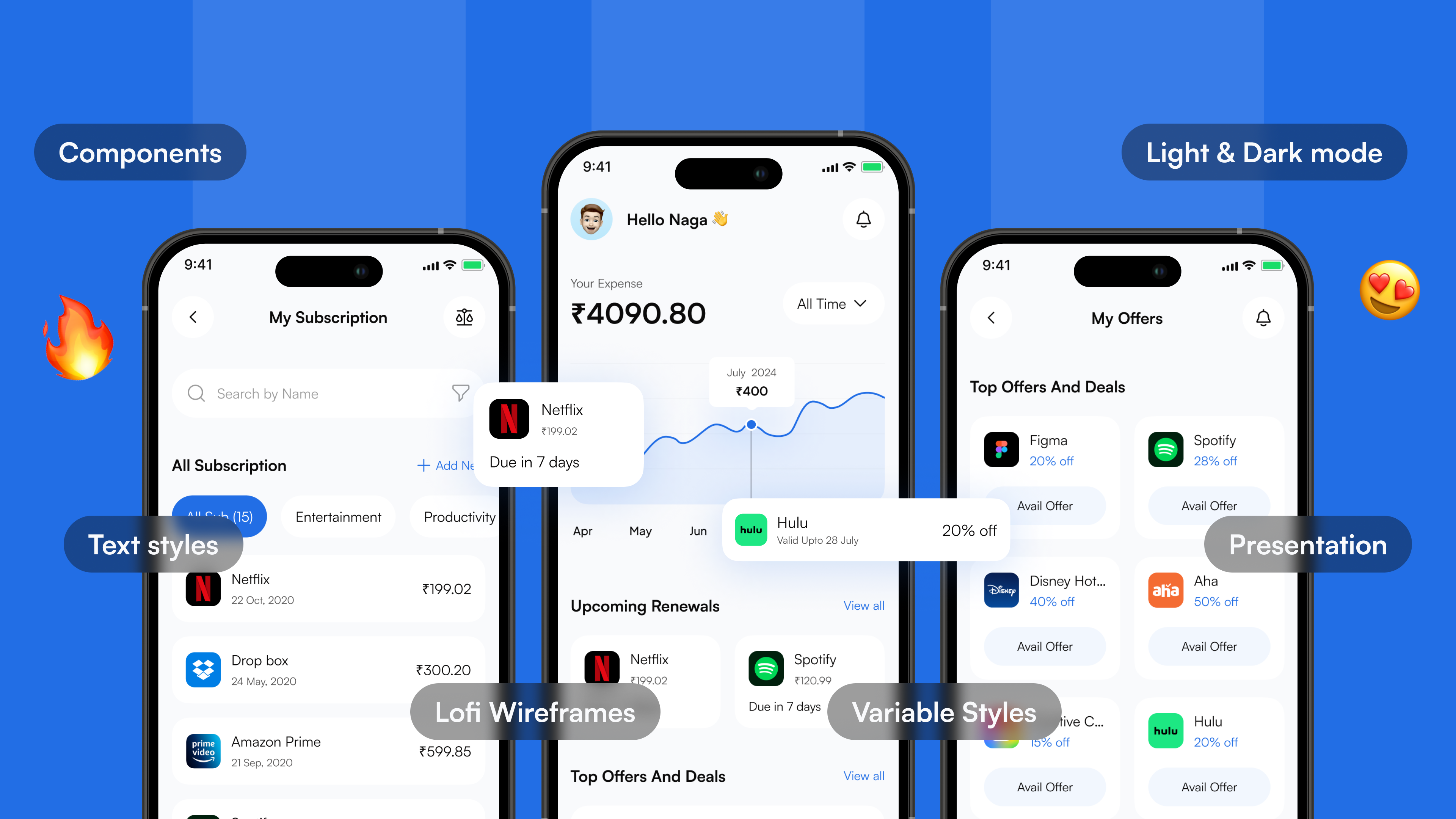 Subsaver - Subscription Management App UI Kit by NAGAPRASANTH BALAKRISHNAN on Dribbble