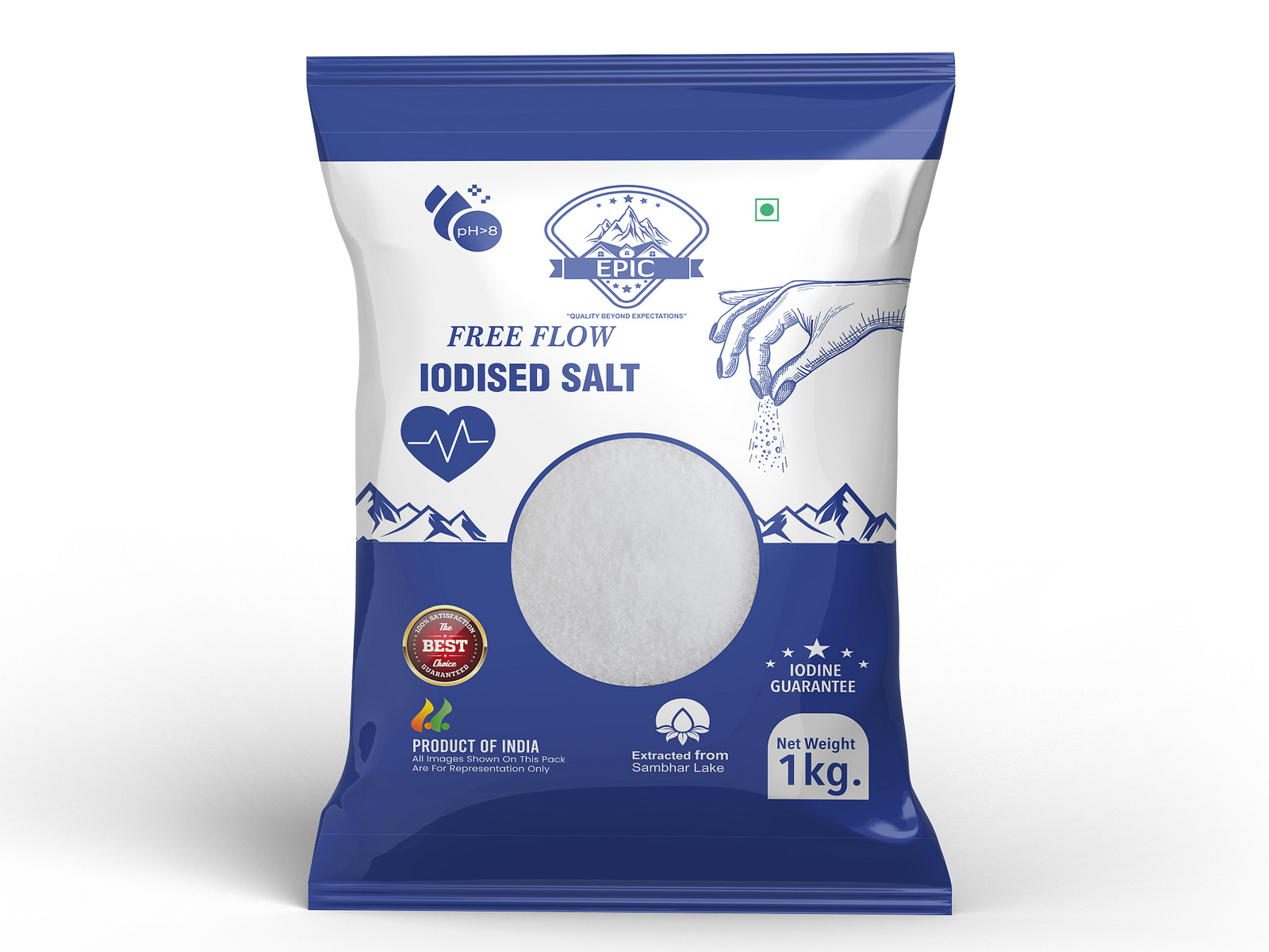 White Salt Pouch Design by eCare Packaging on Dribbble