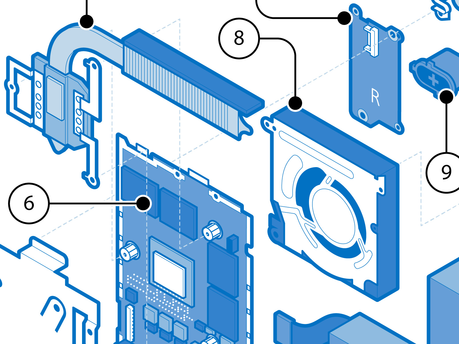 Steam Deck, Exploded Diagram by GyGinfographics on Dribbble