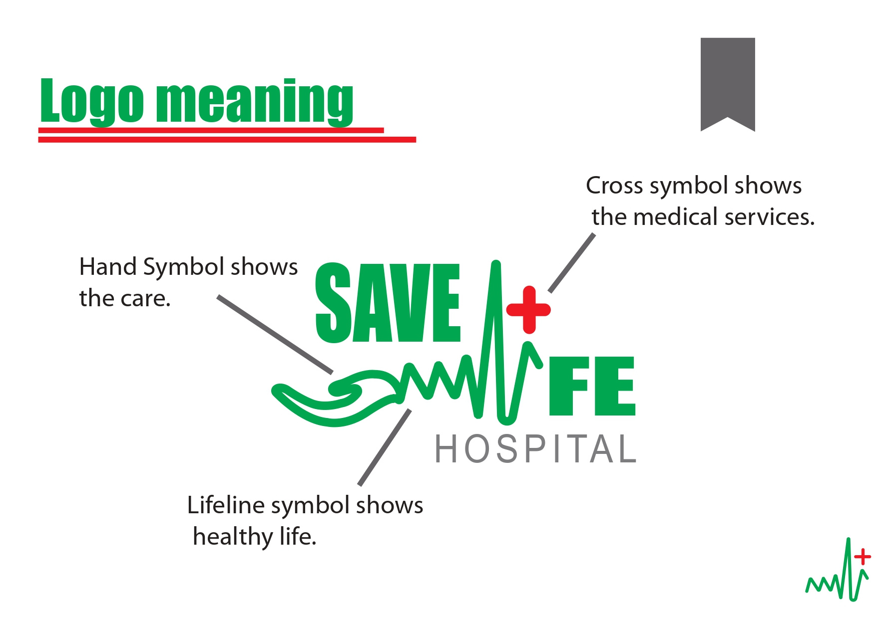Save Life Hospital Logo by Sahar Naseem on Dribbble