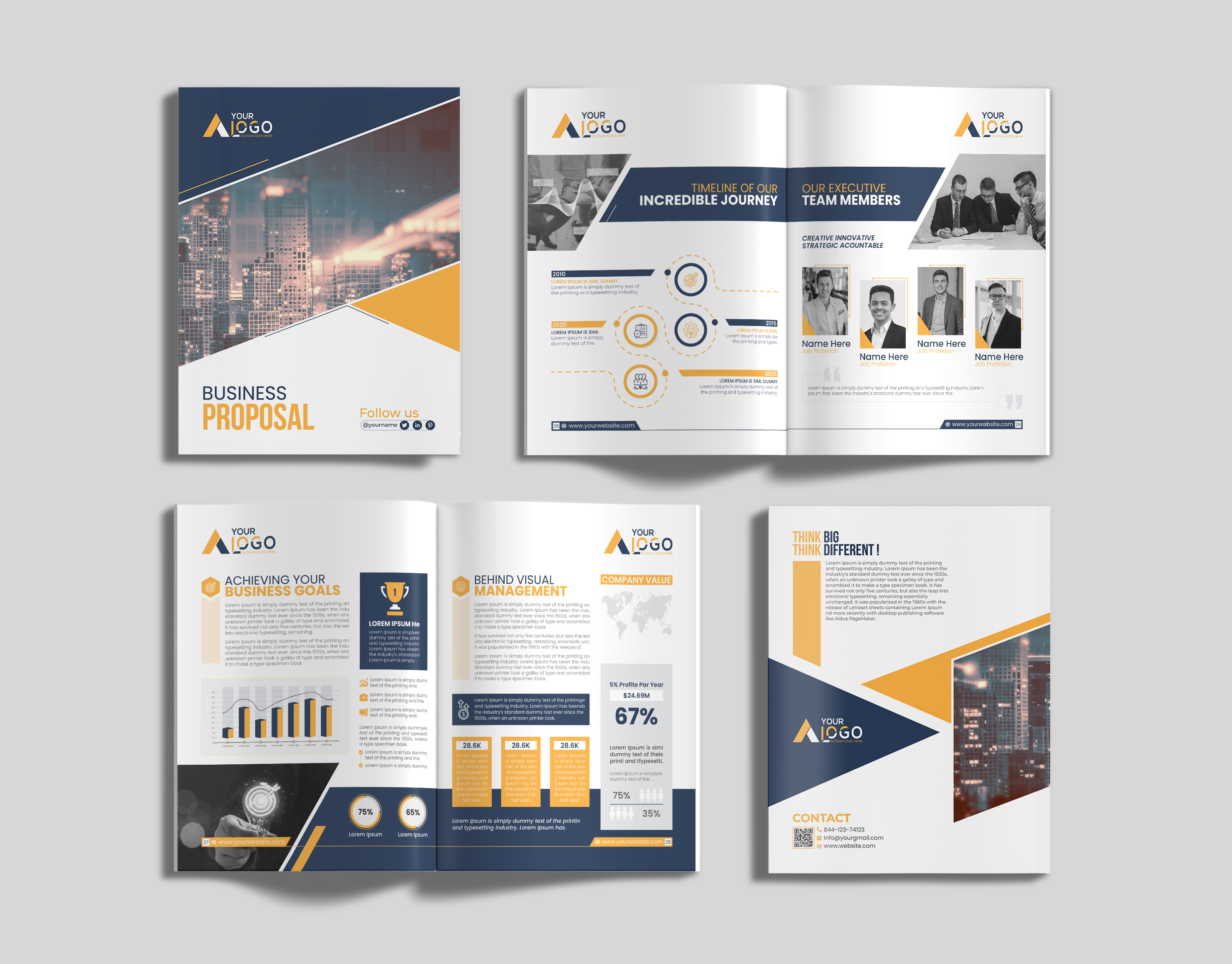 Modern Brochure designs, themes, templates and downloadable graphic ...