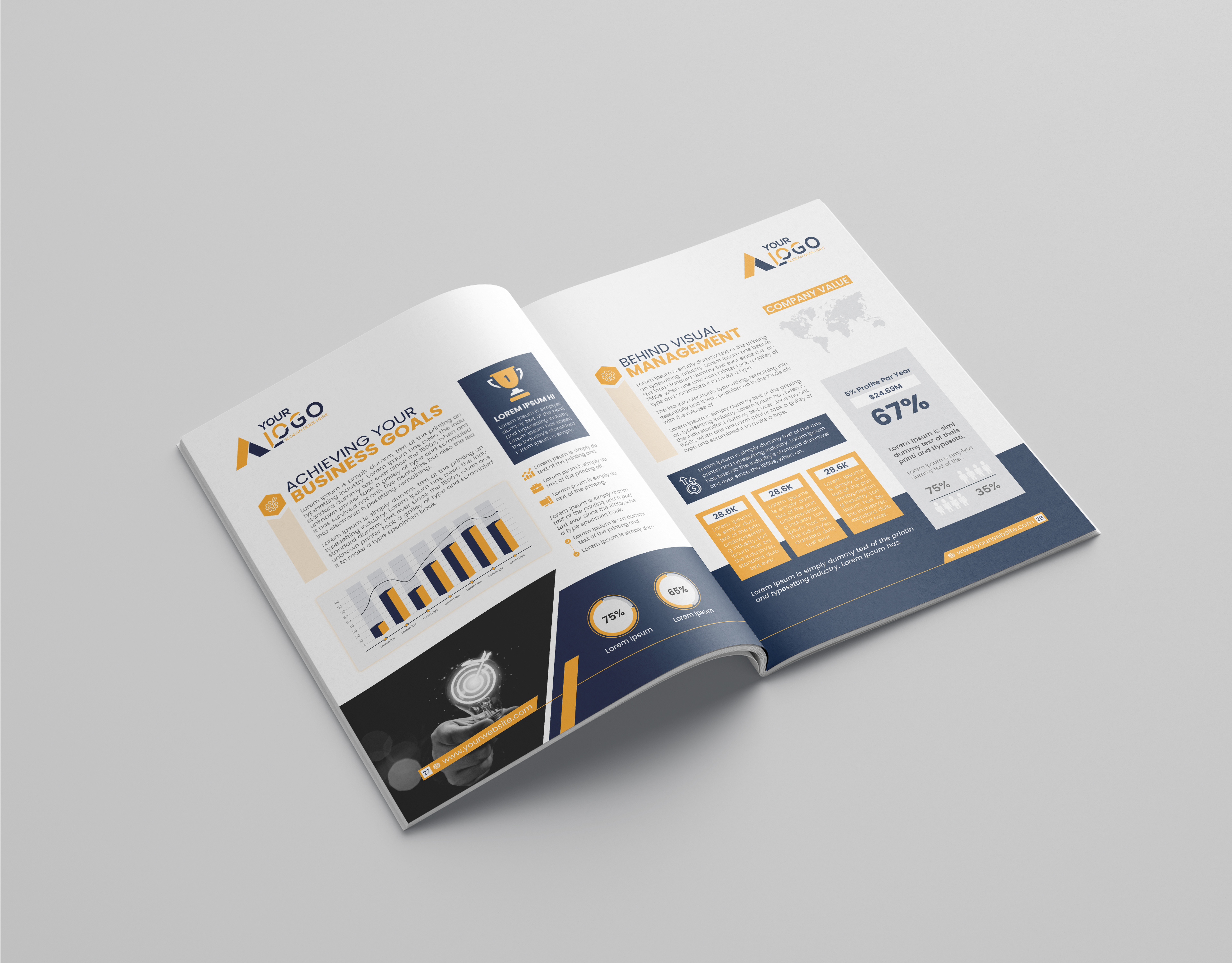 Business Proposal Design by 𝐑𝐨𝐤𝐢𝐛 𝐔𝐝𝐝𝐢𝐧 on Dribbble