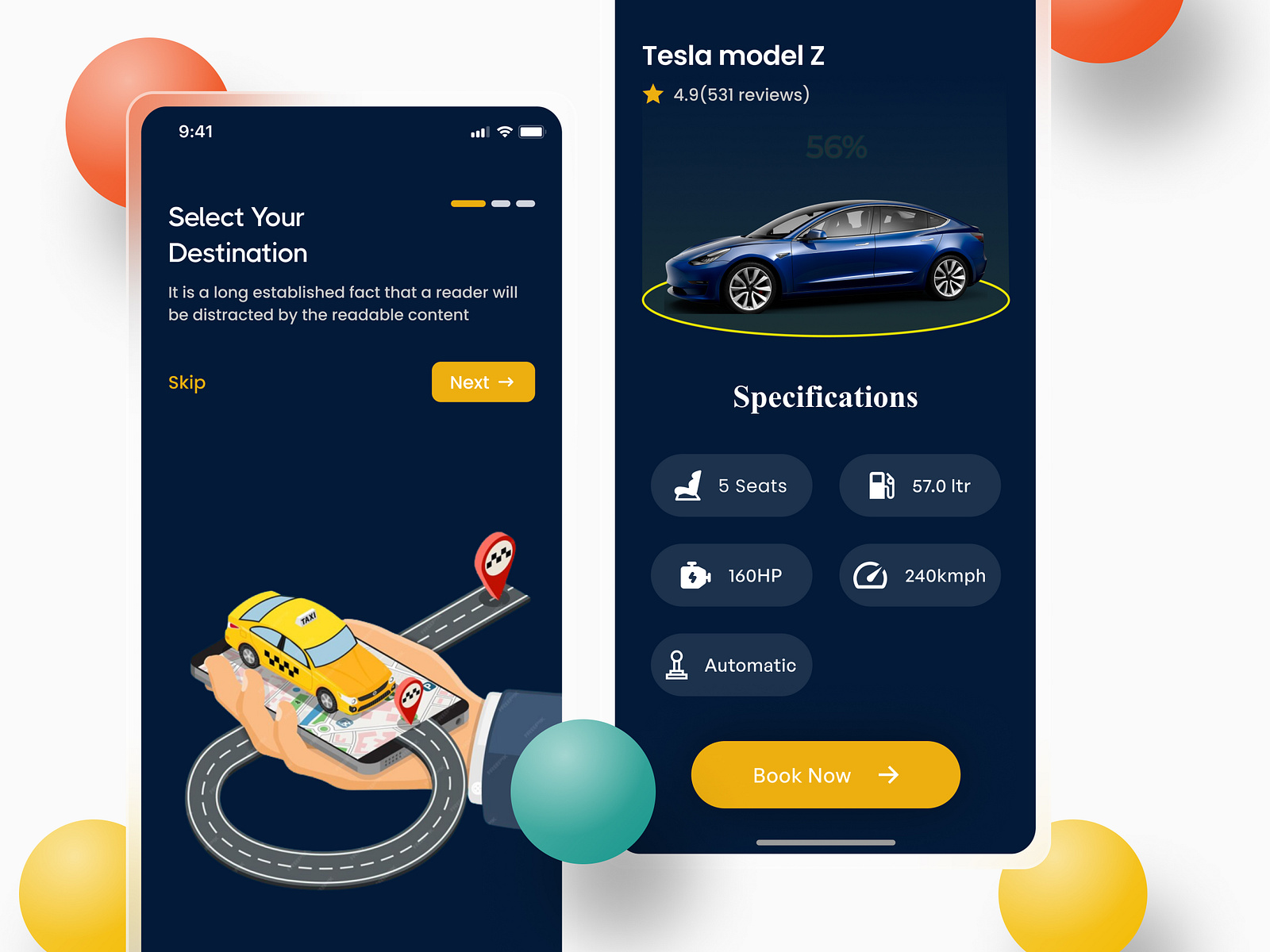 car booking app ux ui mobile app design by Naveed Abbas on Dribbble