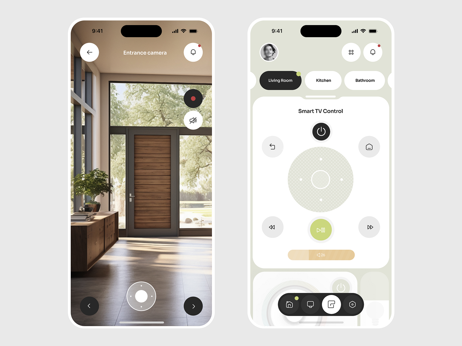 Mobile application for smart home control by Nik Sachuk for Pocolo on ...