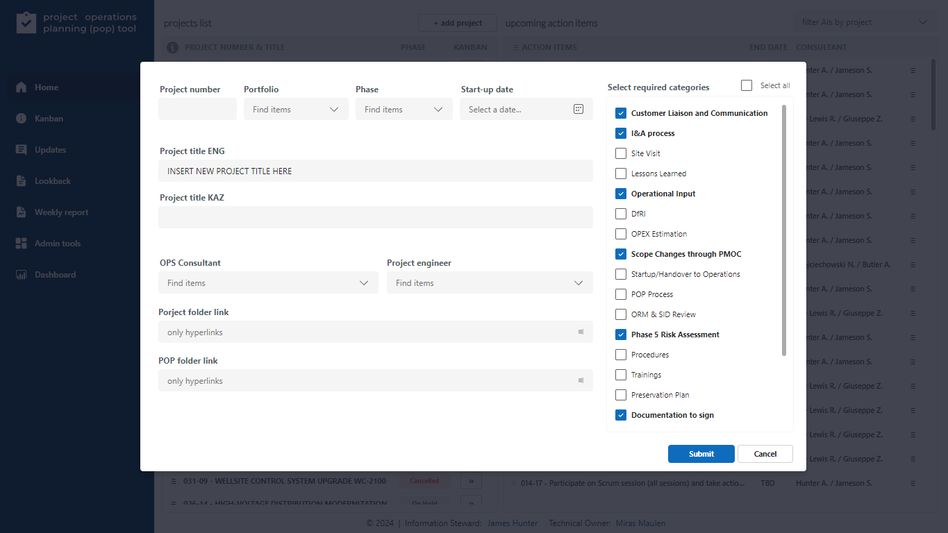PowerApps UI - Project Management Tool by Miras M. on Dribbble