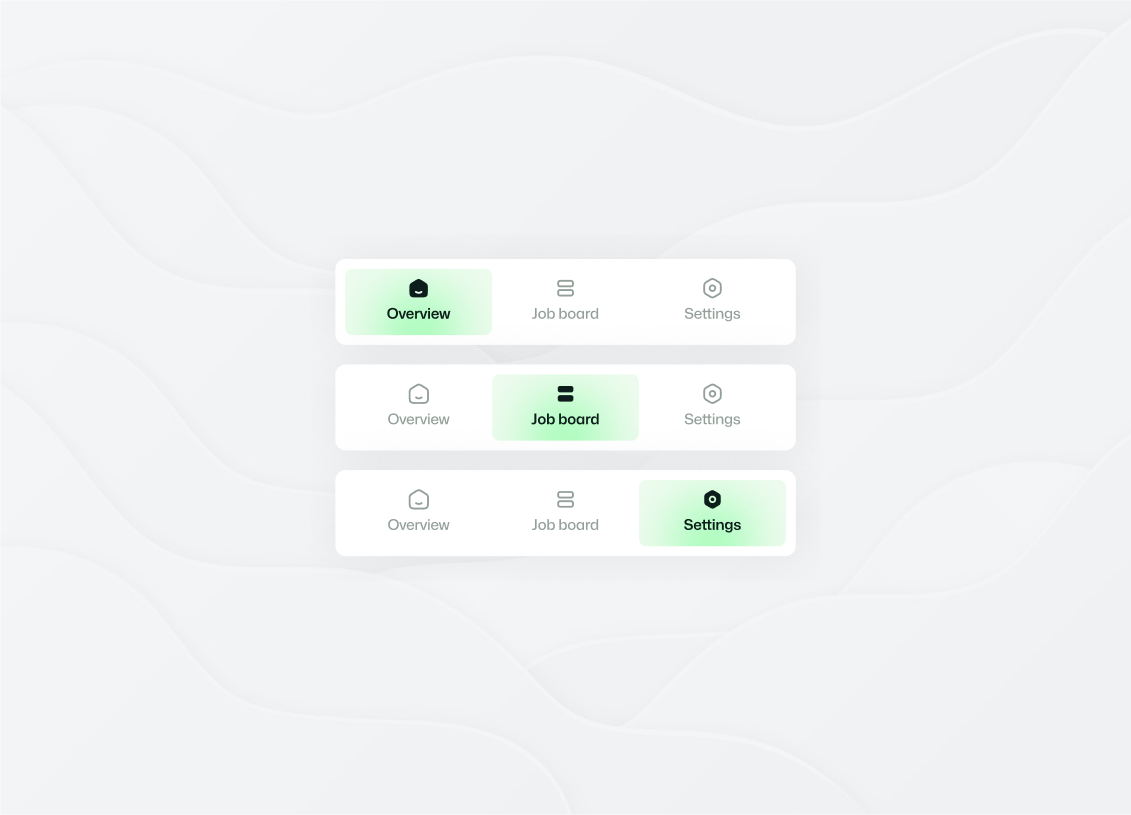Floating bottom Nav bar for recruitment platform by Samson Tobi on Dribbble