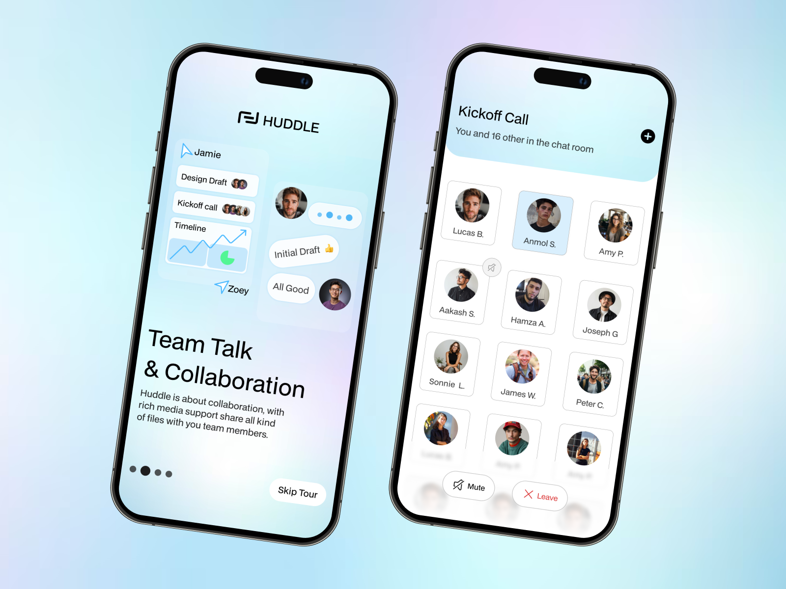 Huddle | Collaboration App by Anmol on Dribbble
