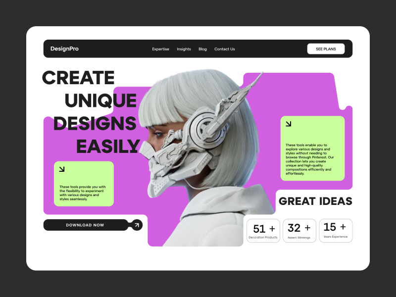 Create unique designs easily by parya peirovan on Dribbble