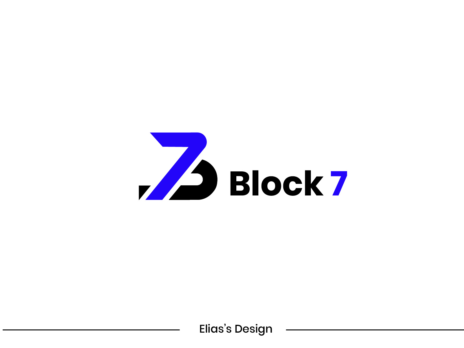 B7 Logo Design by Md Elias/ Graphic Designer on Dribbble