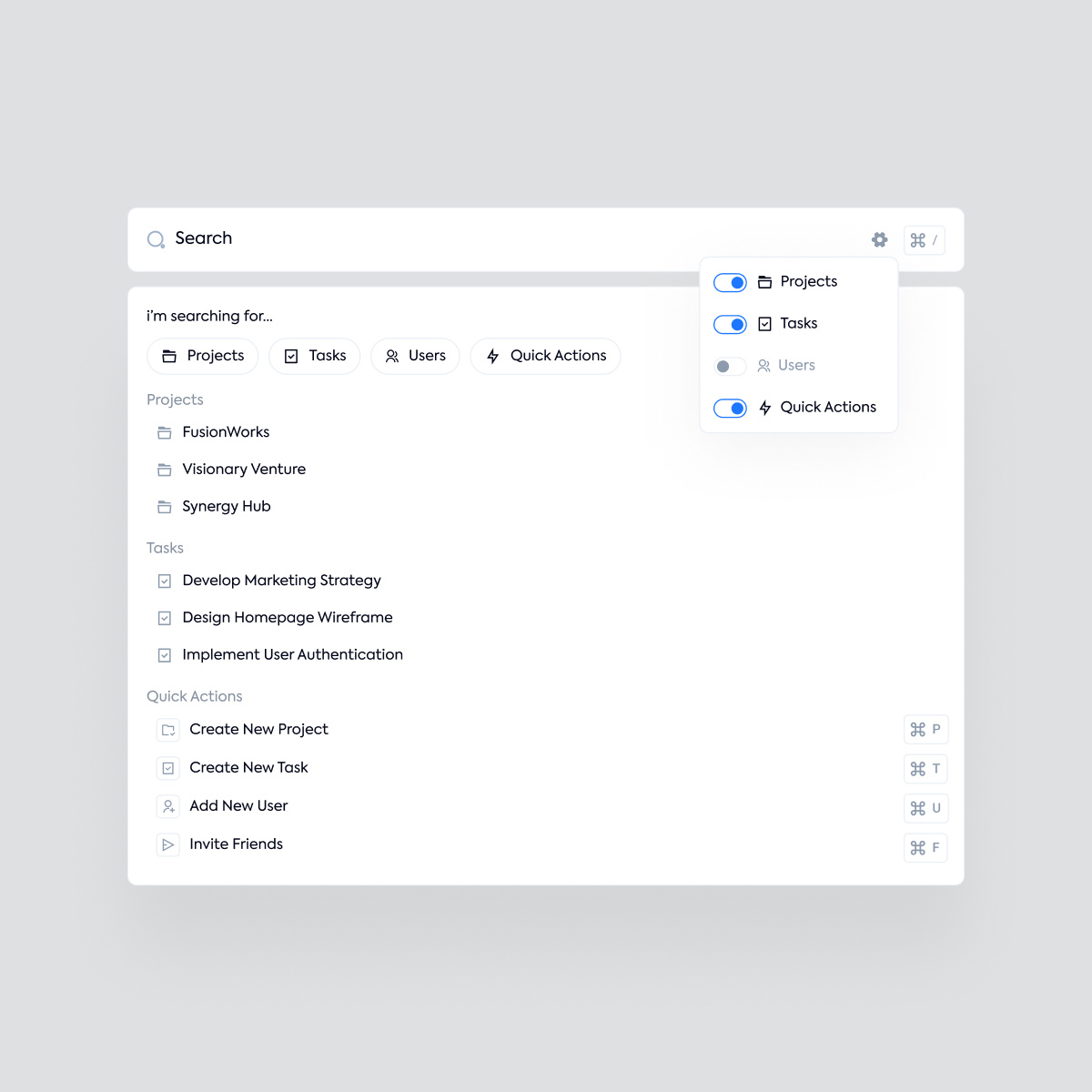 Quick Search Popup design ⚡ by Bhavik Dobariya on Dribbble